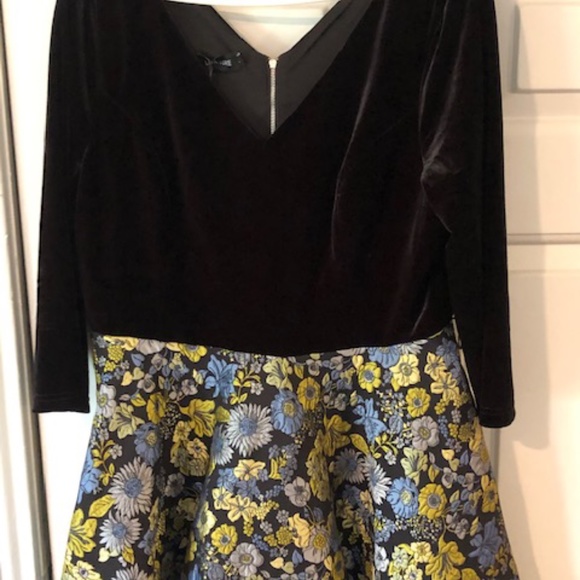 Modcloth | Dresses | Nwt Modcloth Black Velvet Dress | Poshmark